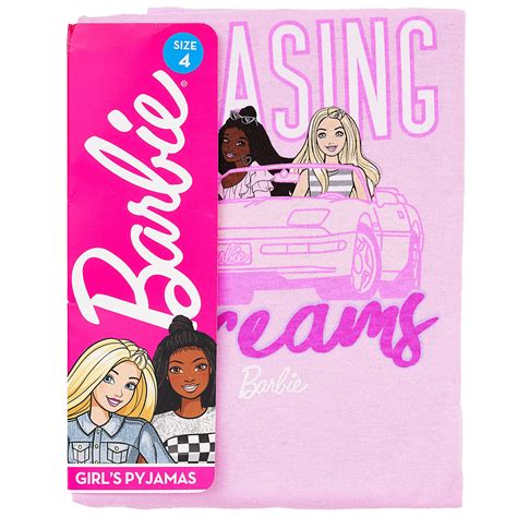 Girls Licensed Barbie Pj Set The Reject Shop