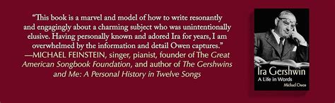 Ira Gershwin A Life In Words Owen Michael 9781324091813