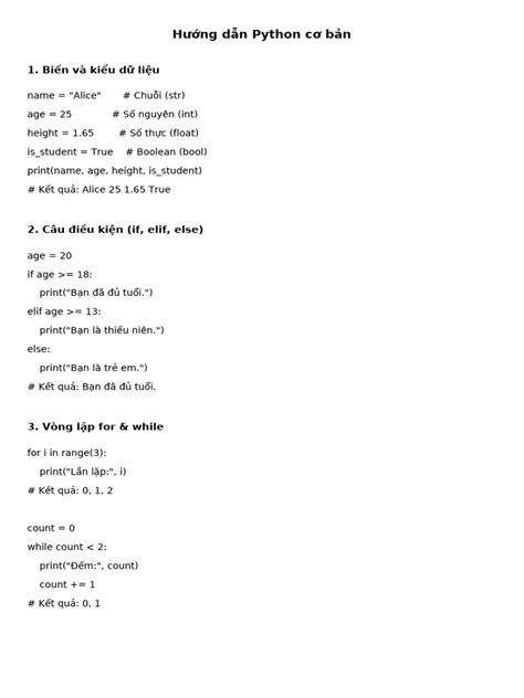 Huong Dan Python Co Ban Pdf