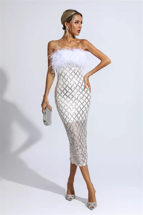 Feather Dresses For Women Catchall