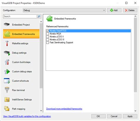 Developing Code With Kinetis Ksdk For The Frdm K64f Board Visualgdb