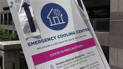 Cooling Centre During Severe Summer Heatwave Editorial Video