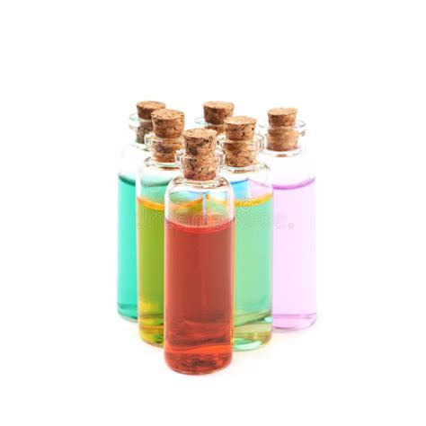 Set Of Tiny Vial Bottles Stock Image Image Of Empty 85991037