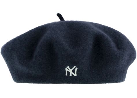 Aime Leon Dore X New Era Yankees Beret Blue Fw22 Cn
