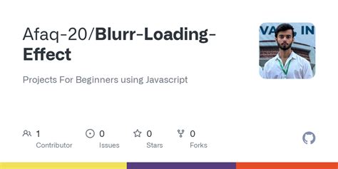 Github Afaq 20blurr Loading Effect Projects For Beginners Using