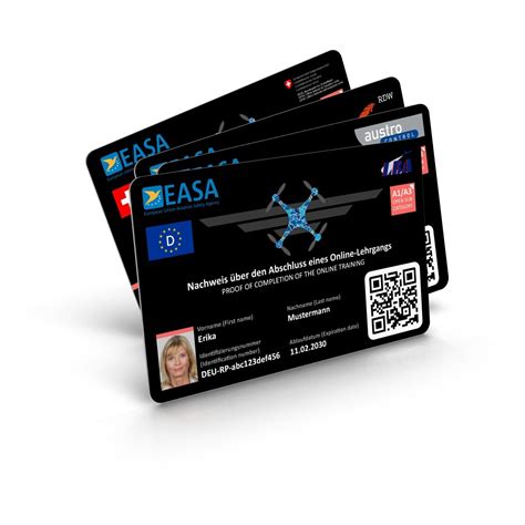 Eu Drohnenführerschein Im Kartenformat Mit Passbild Bestellen 1190