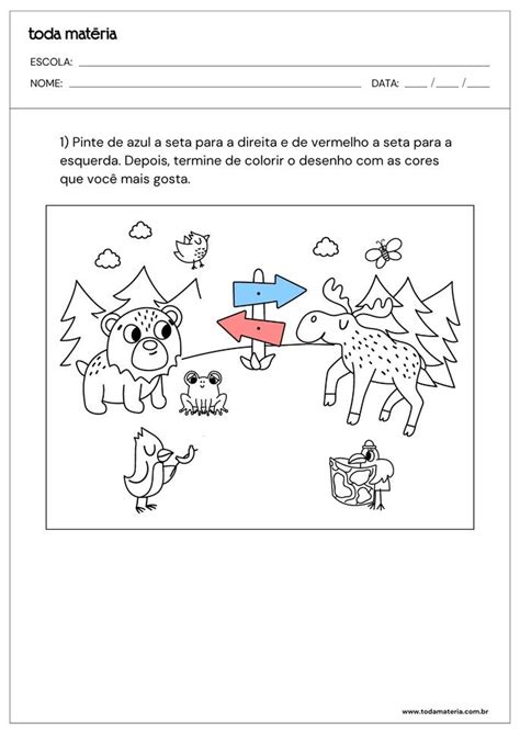 Atividades Sobre Pontos De Referência Para Imprimir Toda Matéria