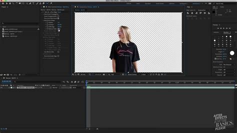 After Effects Basic Rotoscoping With Rotobrush Tool Youtube
