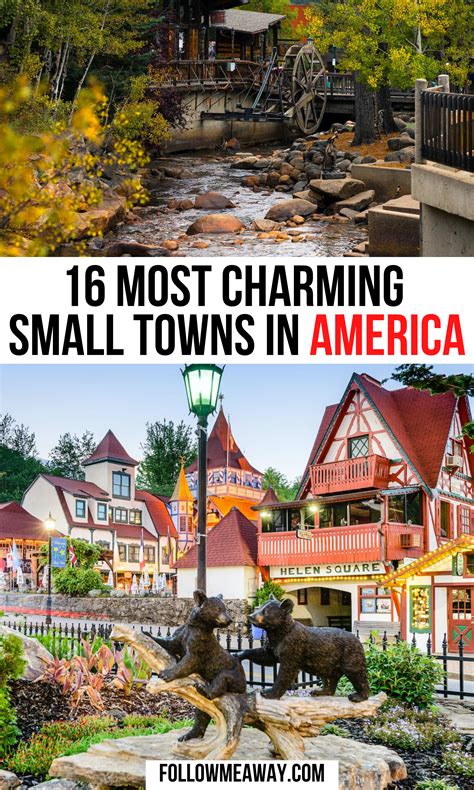 16 Cutest Small Towns In America Travel Usa Usa Travel Guide Usa