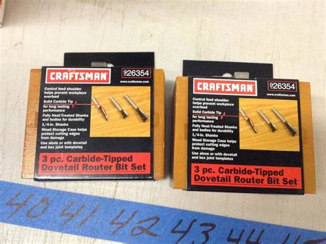 Nib Craftsman Router Bits