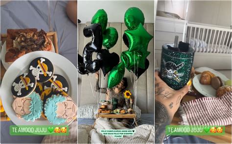 Cazzu Así festejó el cumpleaños 25 de Christian Nodal