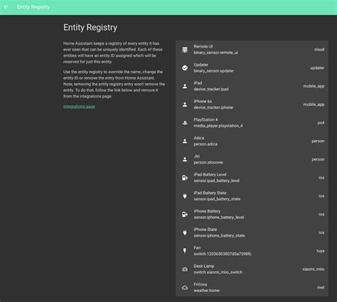 Entities Missing From Entity Registry Configuration Home Assistant