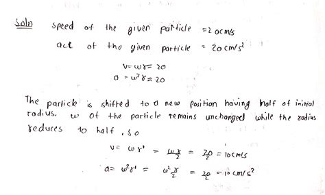 A Particle Is Kept Fixed On A Turntable Rotating Uniformly As Seen From The Ground The Particle