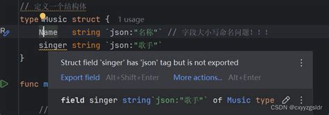 【go】编码结构体转换为json字符串go Json String Csdn博客