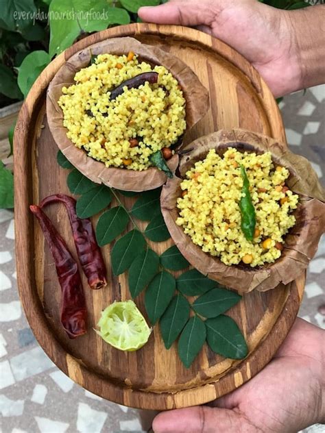 Indian Style Foxtail Millet Lemon Rice Recipe