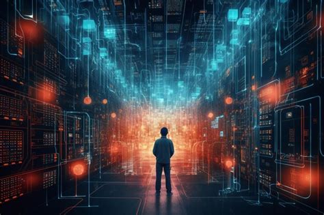 Premium Ai Image Digital Data Technology Concept