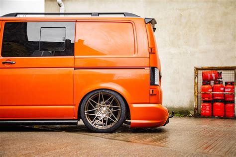 Bagged Volkswagen Transporter T5 Riviera Rf2 Riviera Wheels