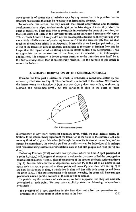the laminar turbulent transition zone in the boundary layer pdf physics science