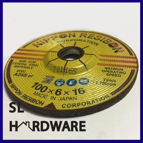 Jual Nippon Resibon 100 X 6 X 16 Grinding Wheel Batu Gerinda Poles 4