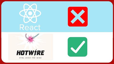 Stop Using React Hotwire Introduction Part I Turbo Frames Youtube