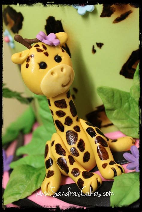 Girly Jungle Birthday Cake Cake By Sandrascakes Cakesdecor
