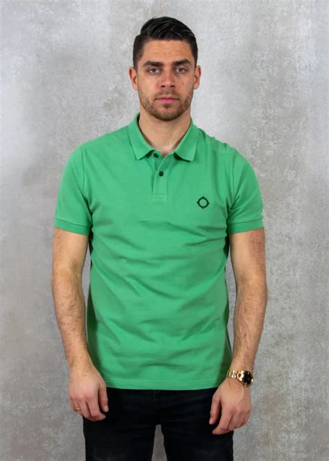 Mastrum Ss Pique Polo Groen M302 Op Mikes Just For Men
