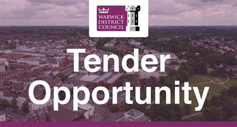 Warwick District Council On Linkedin Tenders Are Invited For The