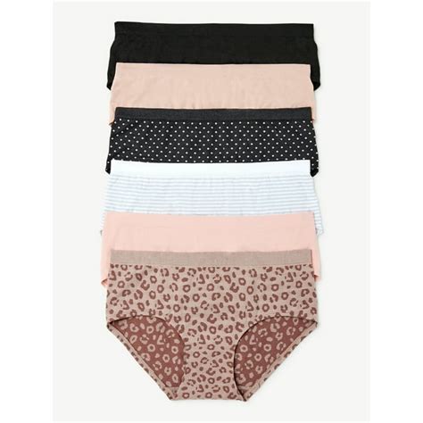 Joyspun Womens Seamless Hipster Panties 6 Pack Sizes Xs To 3xl