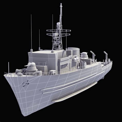 Russian Minesweeper 3d Model 149 3ds Dae Obj Ma Xsi Lwo Free3d