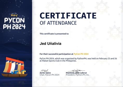 Jed Uñalivia On Linkedin Python Pythonph Pycon2024