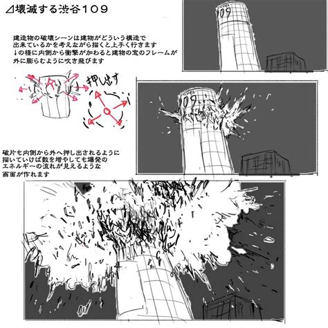 爆発 理屈に基づいた爆発の描き方まとめ セーガン マイピクさん募集中のマンガ 漫画 講座 火 Pixiv Nghệ