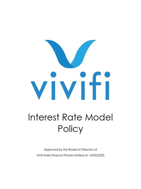 Interest Rate Model Policy Pdf Interest Loans