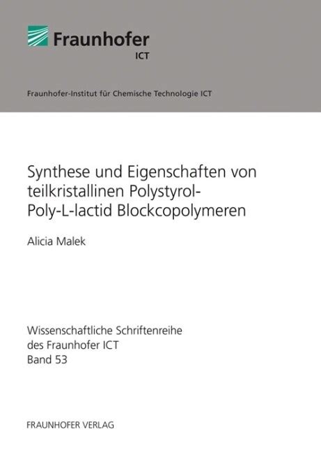 알라딘 Synthese Und Eigenschaften Von Teilkristallinen Polystyrol Poly L