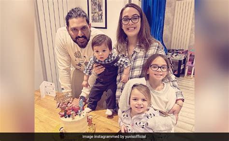Yuvraj Singh Posts Adorable Picture As Son Orion Turns One We Love You
