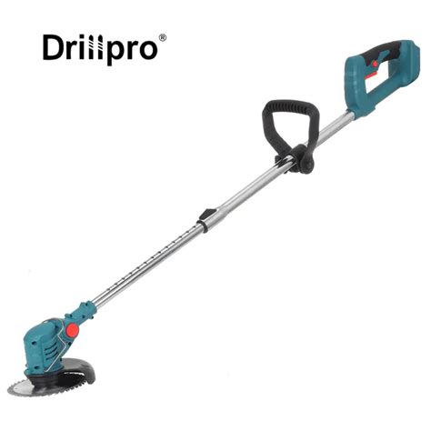 Drillpro 21โวลต์ไฟฟ้าจอนหญ้าเครื่องตัดหญ้าไร้สายที่มี1 2 Li Ion แบตเตอรี่ไร้สายมือถือสวน