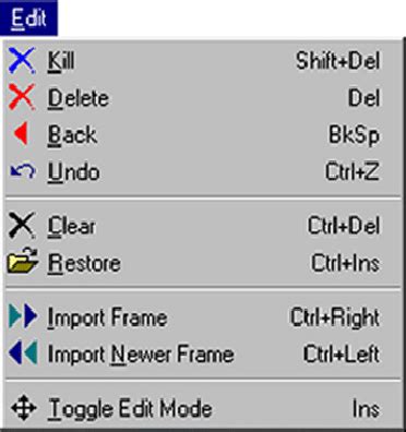 Commands In The Edit Menu Download Scientific Diagram