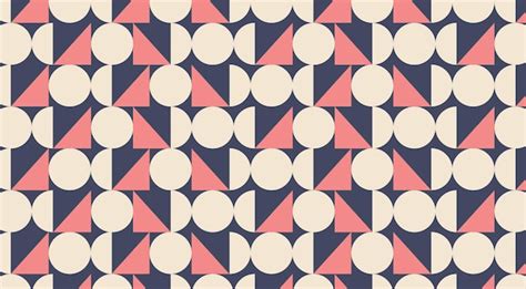 premium vector abstract vector pattern circles and triangles