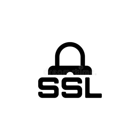 SSL Secured Icon Flat Design Stock Illustration Illustration Of Internet Security