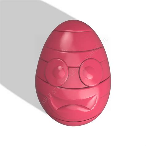 Funny Egg Stl File For Vacuum Forming And 3d Printing Inspire Uplift