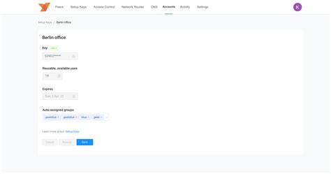 update setup keys display mode to reflect new figma layout · issue 187