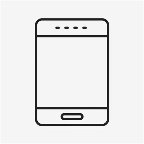 검은 아이콘 스마트폰 라인 android 세포 핸드폰 png 일러스트 및 벡터 에 대한 무료 다운로드 pngtree