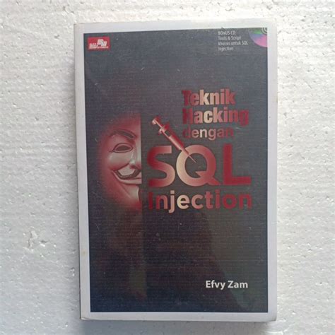 jual buku teknik hacking dengan sql injection original shopee indonesia