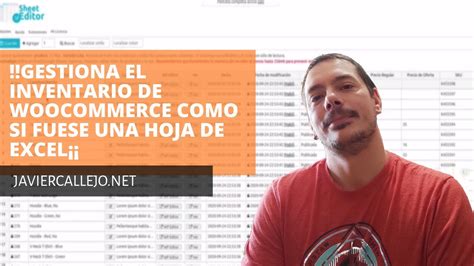 Gestionar Productos Stock E Inventario De WooCommerce Como Un Excel