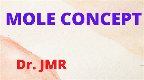 Mole Concept 02 Youtube