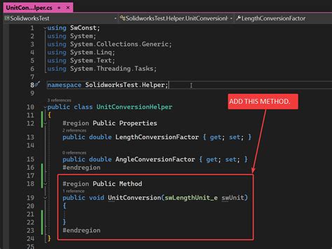 Solidworks C Api Fix Unit Issue The Cad Coder