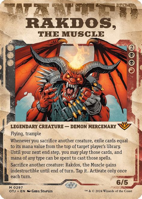 Rakdos The Muscle Showcase Otj 297 The Champions Gallery