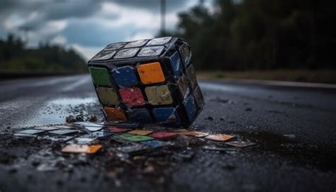 Premium AI Image Rubic S Cube Generative Ai
