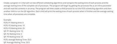 Solved Create A Program In C That Will Run Two Different Chegg