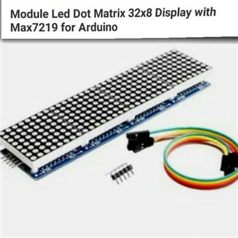 Jual Max7219 Display Module Led Matrix 32x8 Arduino Uno Mega Kota