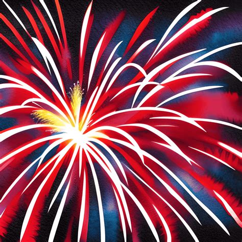 Red Fireworks Background · Creative Fabrica